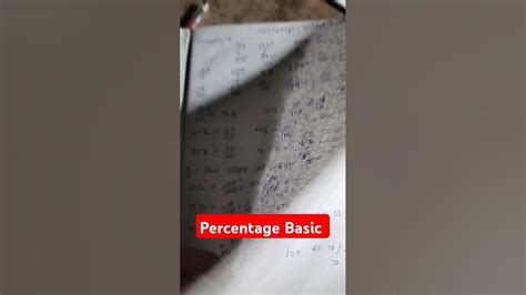 Percentage Basic Math Youtube Percentage Basic Math Youtube