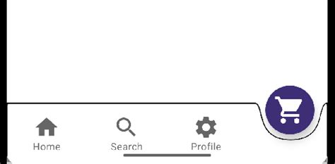 Android How To Make A Fab That Bends The Bottom Navigation Bar S Background On Overlay Stack
