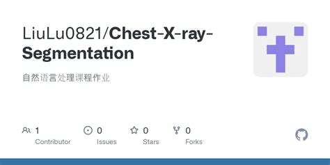 github liulu0821 chest x ray segmentation 自然语言处理课程作业