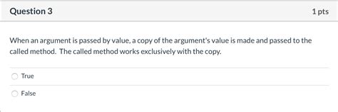 Solved Question 1 1 Pts Arrays Are Fixed Length Data