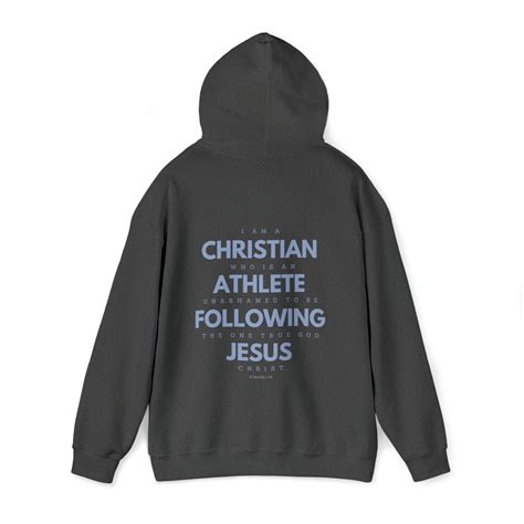 Christian Athlete Sports Christian Shirt Hoodie Jesus Romans
