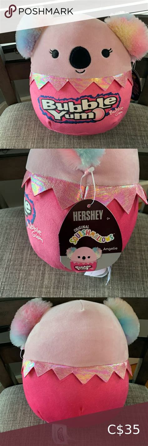 Cute Squishmallow Angelie Bubble Yum Hershey Koala