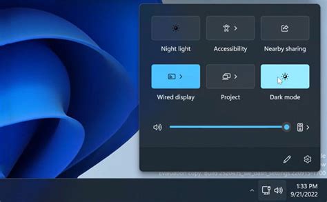 Windows 11 Sắp Có Nút Quick Settings Kích Hoạt Nhanh Dark Mode HỌc ViỆn ĐÀo TẠo TrỰc TuyẾn