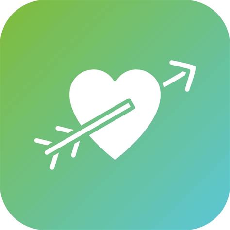 Heart Arrow Vector Icon Style 22367837 Vector Art At Vecteezy
