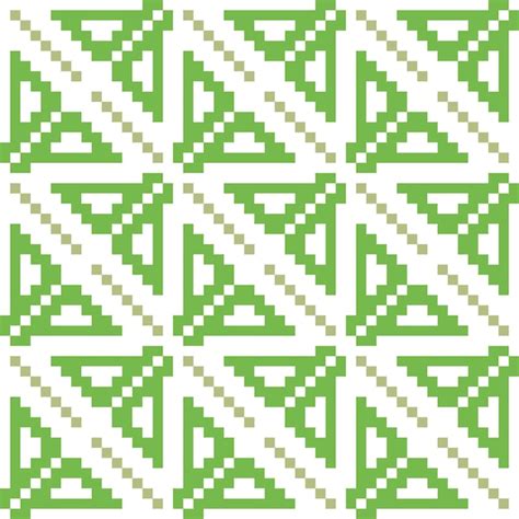 Seamless Pixel Abstract Pattern Premium Vector