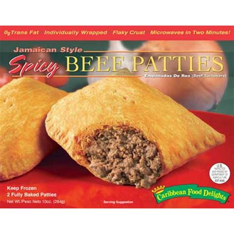 Caribbean Food Delights Jamaican Style Spicy Beef Patties 10 Oz 2 5