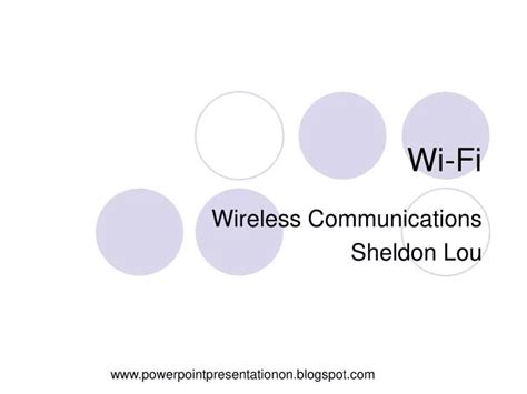 PPT Wi Fi PowerPoint Presentation Free Download ID 6597610
