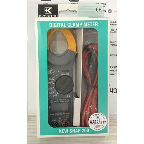 Kyoritsu Kewtech 400a 600v Ac Digital Clamp Tester Tong Meter