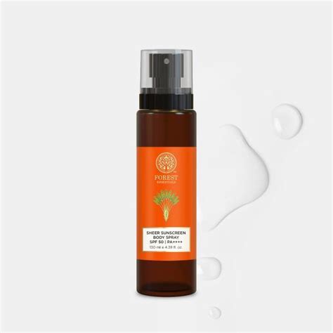 Sheer Body Sunscreen Spray Spf 50 Forest Essentials