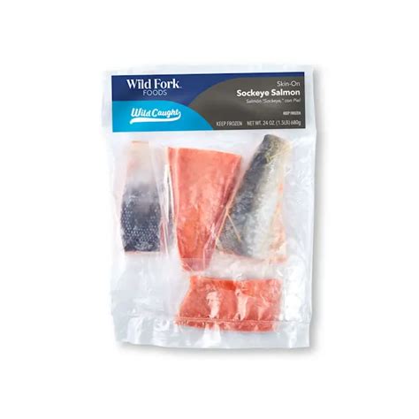 Skin On Sockeye Salmon Fillets