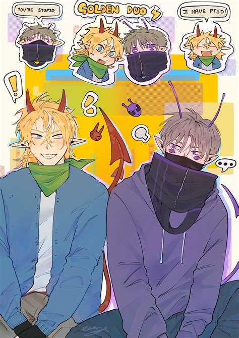 Tommyinnit And Purpled Minecraft Youtube And 1 More Drawn By Kuro