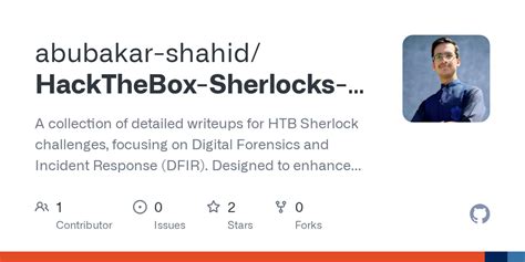 Github Abubakar Shahidhackthebox Sherlocks Writeups A Collection Of