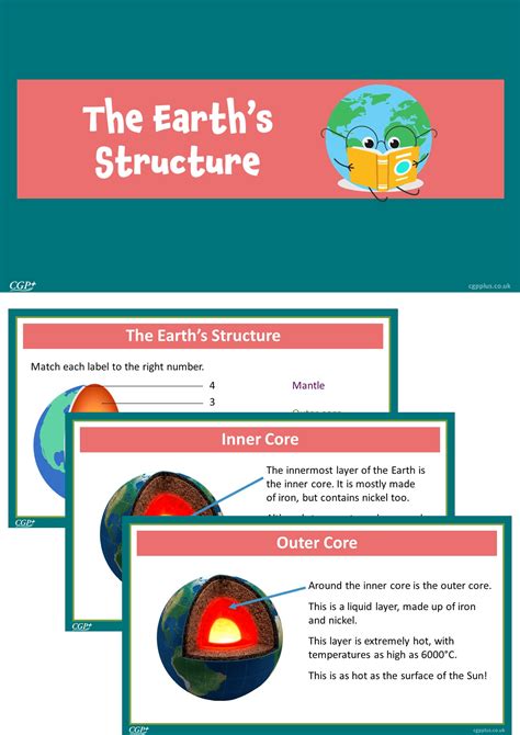 The Earths Structure Years 5 6 Cgp Plus Worksheets Library