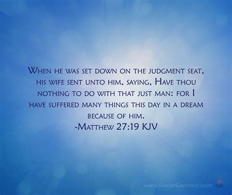Matthew 2719 King James Version King James Version Scripture Kjv