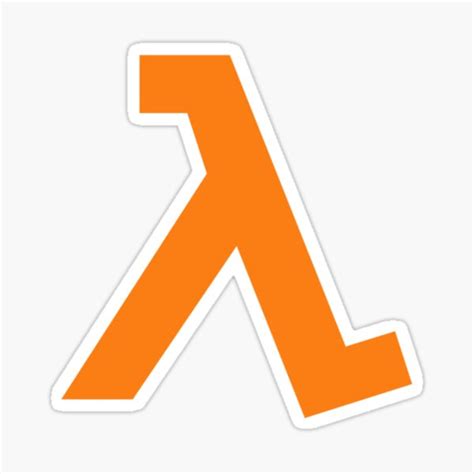 Half Life Lambda Sticker For Sale By Tomastosecky Redbubble