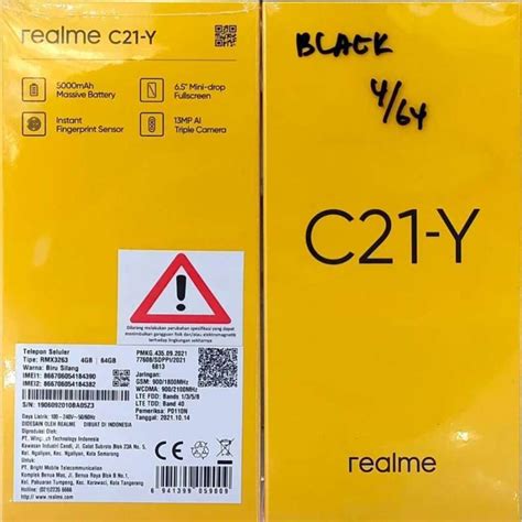 Jual Realme C21y Ram 4gb64gb Di Seller Tannia Shop Jamika Kota