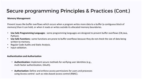 Secure Software Design And Secure Programming Pdf
