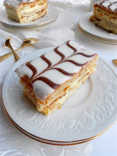 Classic French Napoleon Mille Feuille Napoleon Pastry Napoleon