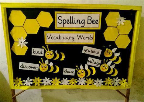 I Prepared Spelling Bee Board I Paste Here Vocabulary Words Like