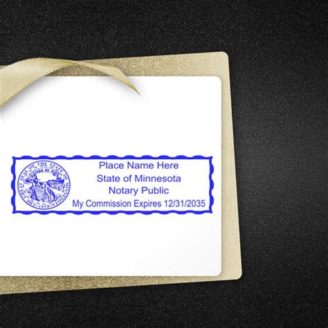 Minnesota Notary Supplies Notary Public Seal Embossers And Notary Stamps