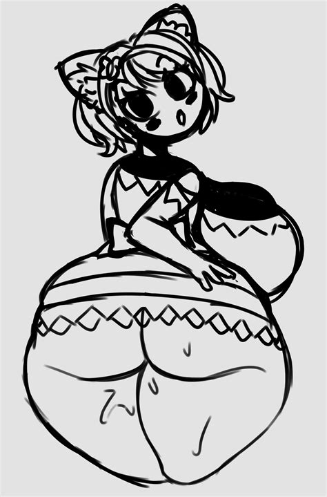Rule 34 Bad Anatomy Big Breasts Bubble Ass Bubble Butt Doodle Hispanic Virtual Youtuber Latam