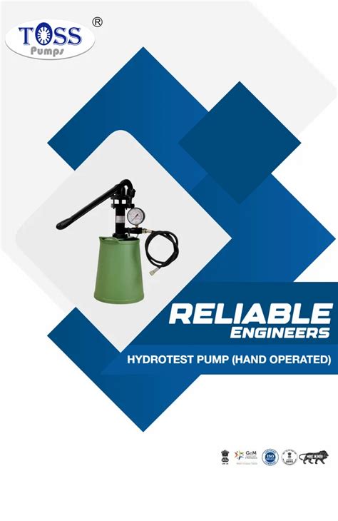 Hand Operated Hydrostatic Test Pump At ₹ 6500piece Hand Operated