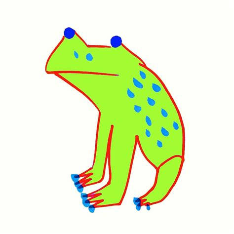 Frog Design Illustration Art Print Frog Design Illustration Design Illustration Art