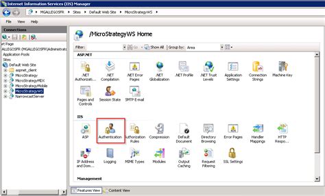 Kb9691 How To Enable Windows Authentication For Microstrategy Office In Iis