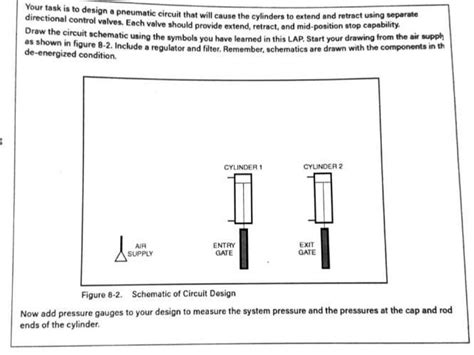 Solved Your Task Is To Design A Pneumatic Circuit That Will