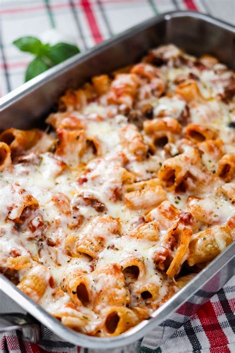The Best Easy Baked Mostaccioli Artofit