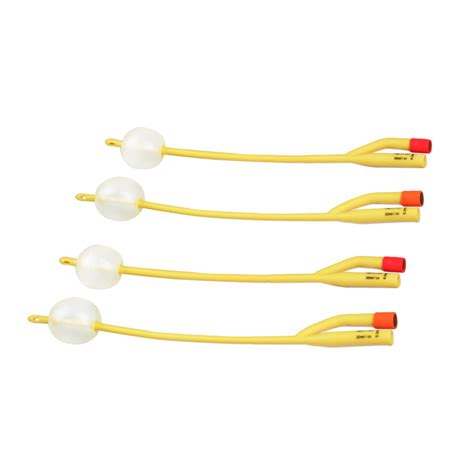 Latex Foley Catheter 2 Way 12fr 26fr With Balloon Single Use Foley
