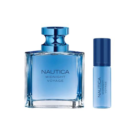 T Set Of Nautica Midnight Voyage Eau De Toilette 50ml 7ml For
