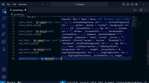 Making A Pyramid With Tkinter Youtube