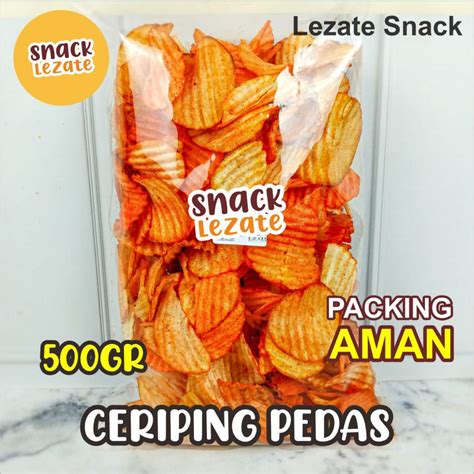 Jual Aneka Ceriping Singkong Pedas Gurih Sapi Panggang 500gr Kiloan