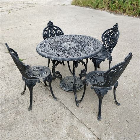 Vintage Cast Iron Patio Furniture At Imogen Barbara Blog