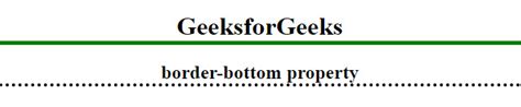 css border bottom属性用法及代码示例 纯净天空