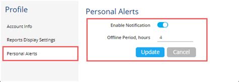Personal Alerts