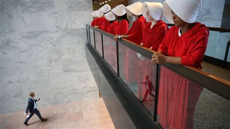 ‘handmaids Protest Kavanaugh Confirmation Cnn Business