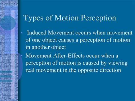 Ppt Motion Perception Powerpoint Presentation Free Download Id2413549