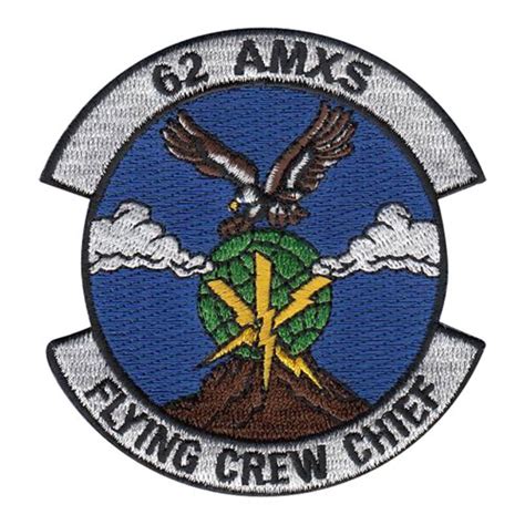 62 Amxs Flying Crew Chief Patch 62nd Aircraft Maintenance Squadron