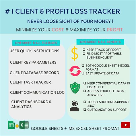 Client Tracker Client Record Excel Client Spreadsheet Excel
