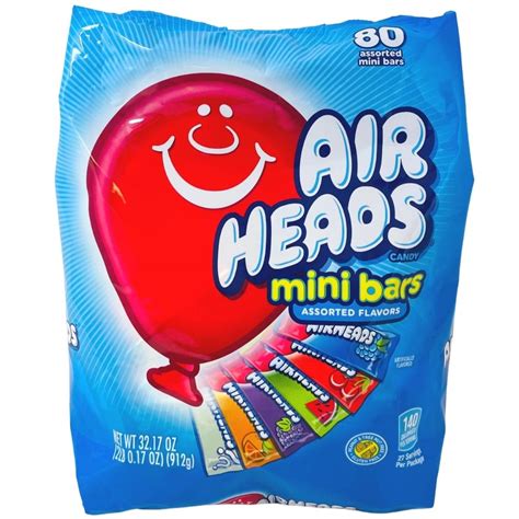 Airheads Assorted Mini Bars 80ct - 32.17oz | Candy Funhouse