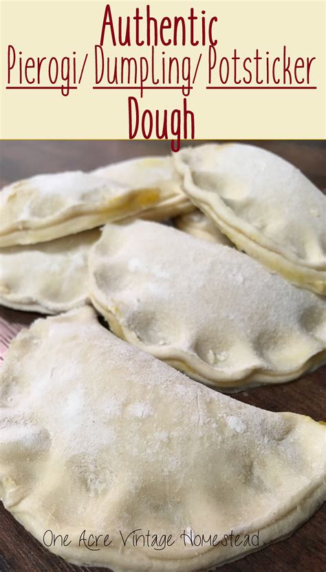 Pierogi Dough Authentic Dough For Potstickers Dumplings And Pierogis