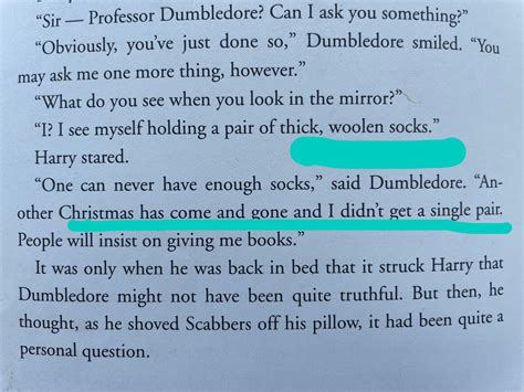 Why Didnt Harry Send Dumbledore Socks Every Christmas Rharrypotter