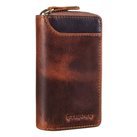 Devin Small Key Pouch Leather Stilord