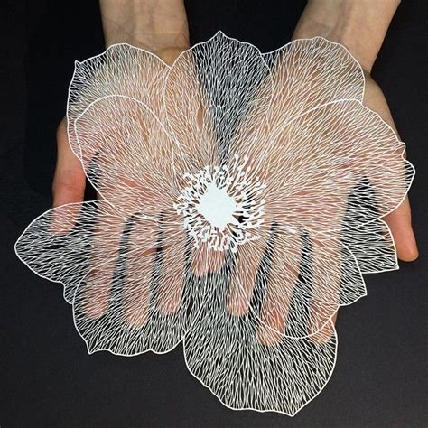 Paper Cut Out Art Create Sculpture Like Effects