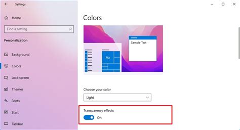 Como Ativar Ou Desativar A Transparência No Windows 10 All Things Windows