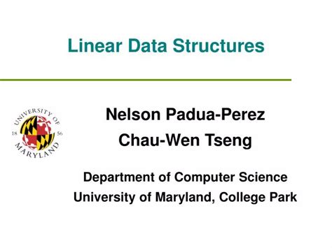 PPT Linear Data Structures PowerPoint Presentation Free Download ID