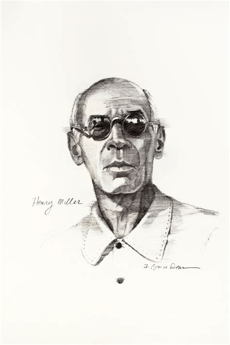 Henry Miller Portrait Fineart Digital Print Etsy