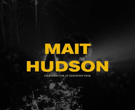 Mait Hudson — Creativity X Faith Interview With Mait Hudson Film… By